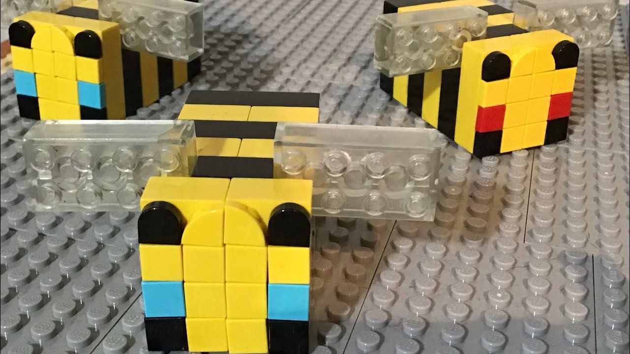 How to build lego Minecraft bee - YouTube
