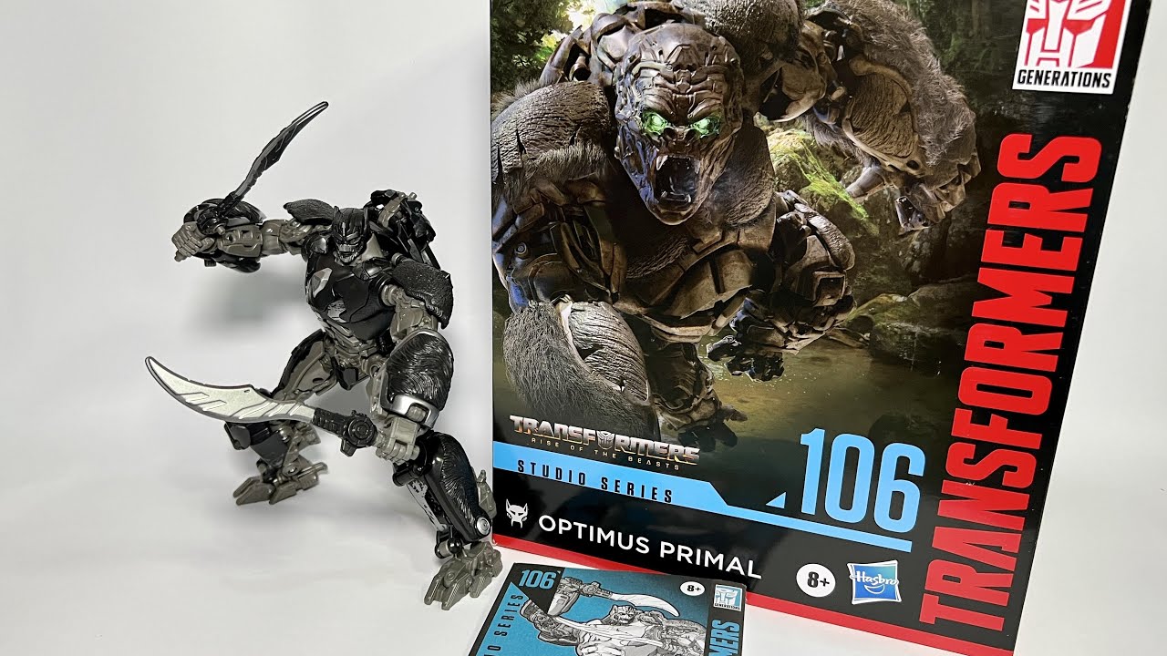 Optimus Primal Studio Series Leader Class Unboxing and Transformation ...