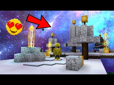 I make snow island in skyblock!!😀 - YouTube