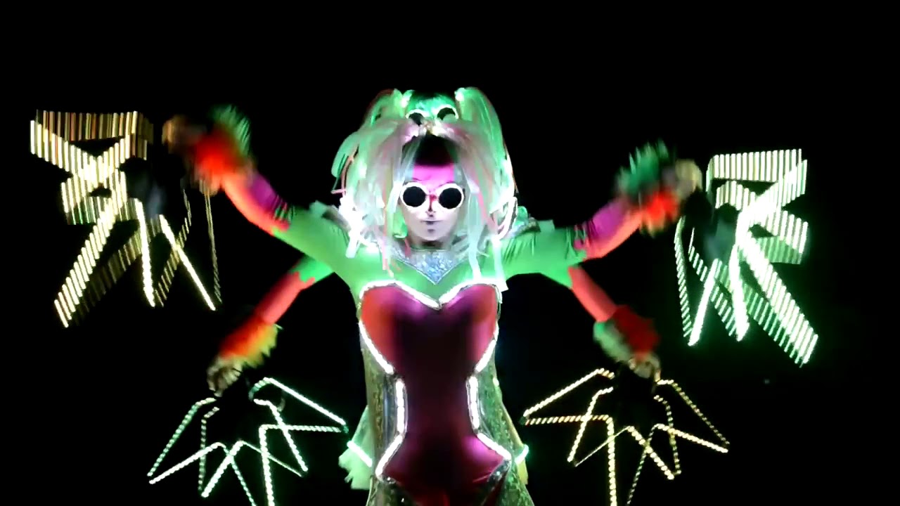 Neon LED Show promo - YouTube