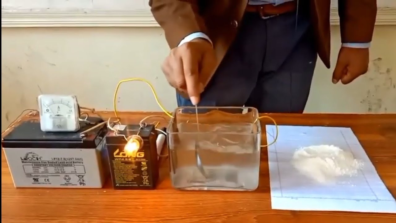 Water and current flow experiment - YouTube