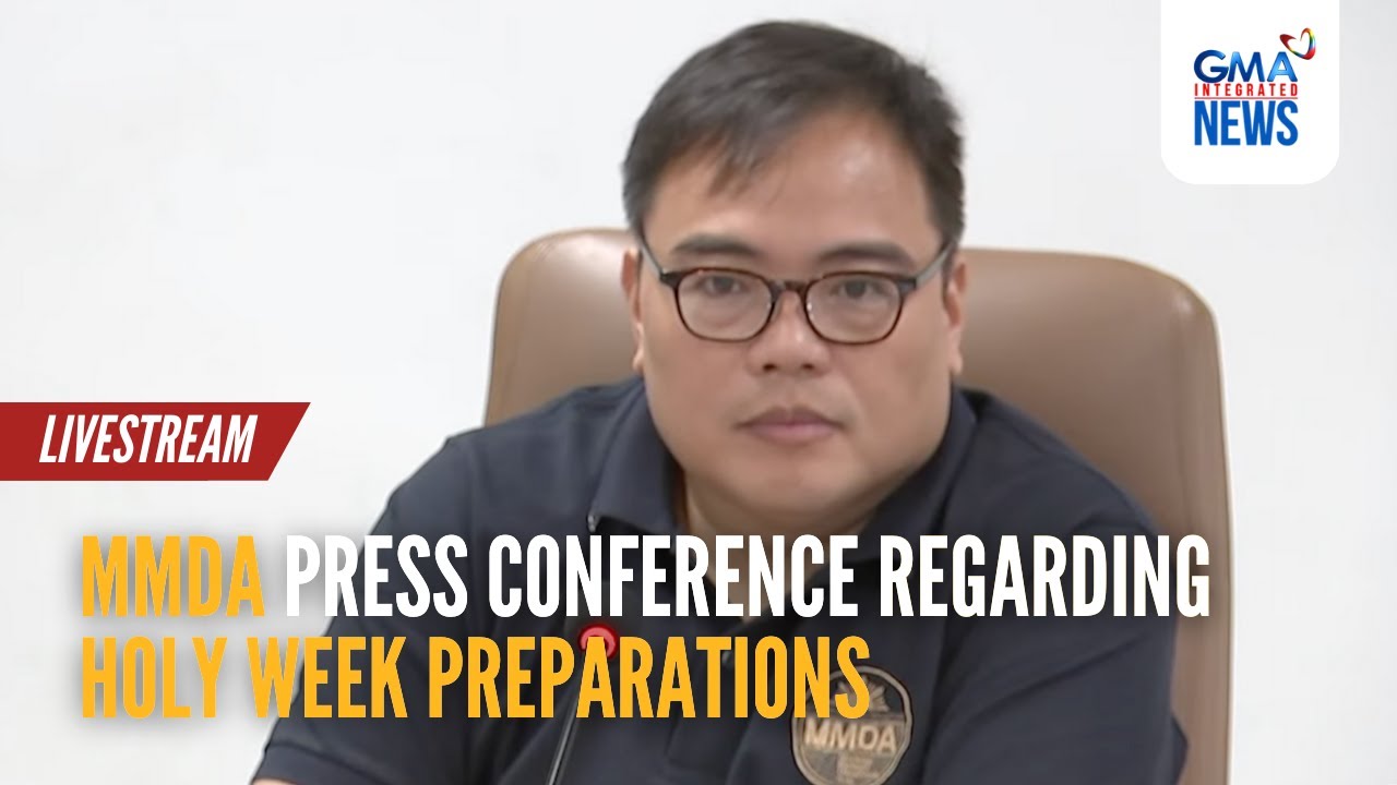 LIVE: MMDA press conference regarding their Holy Week preparations (Apr ...