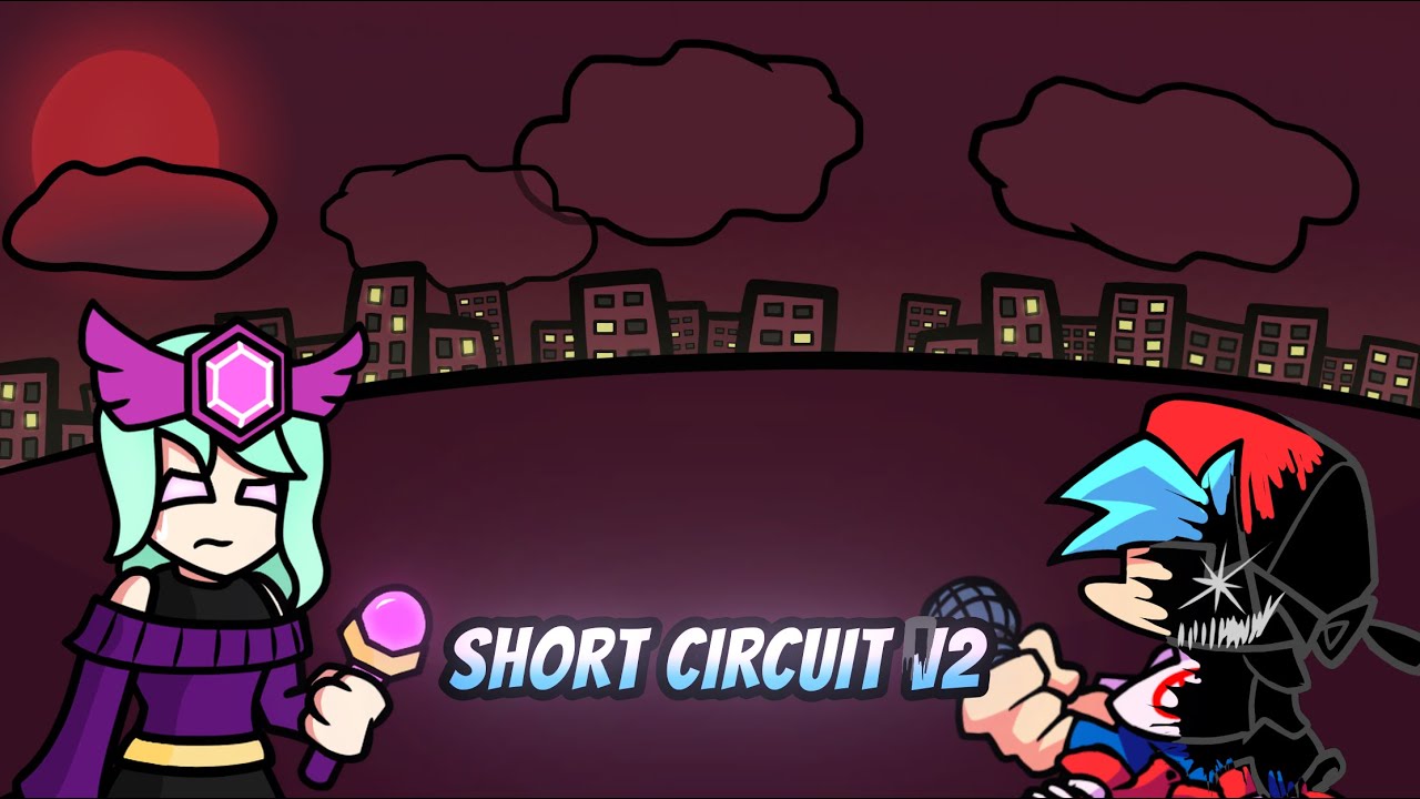 FNF Short Circuit V2 but Moona & Glitch Boyfriend sings it! | + FLM ...