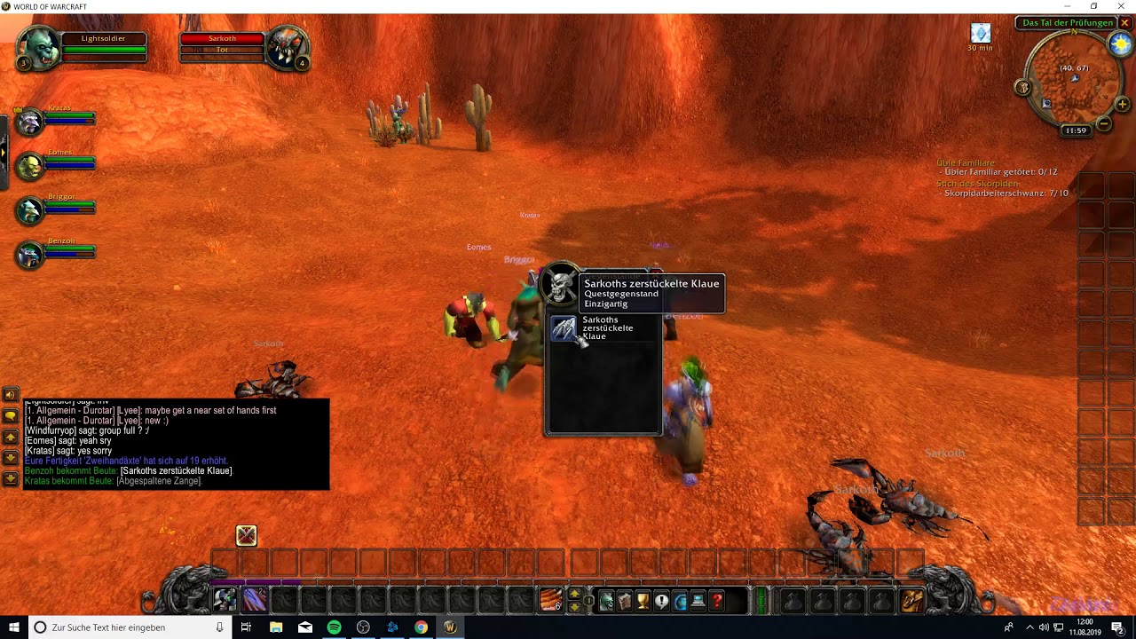 Sarkoth | Quest | GM Wolf | World of Warcraft Classic | HD - YouTube