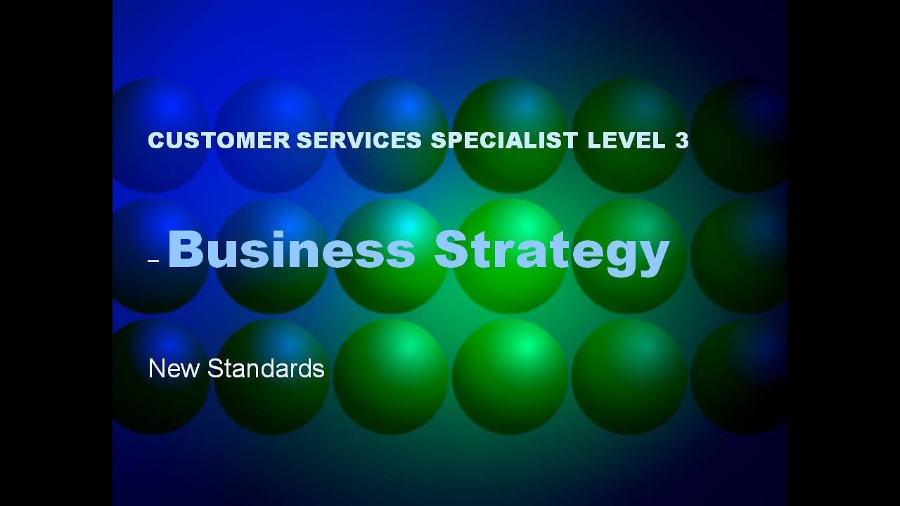 Business Strategy | Customer Services Specialist Level 3 | EPA | New ...