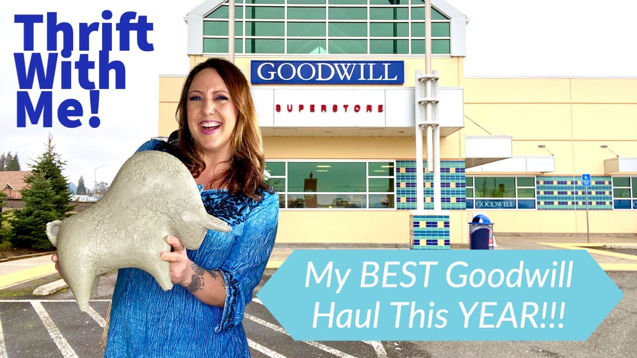 MY BEST GOODWILL HAUL THIS YEAR?! | 5 Goodwills In 24 Hours! | Thrift ...