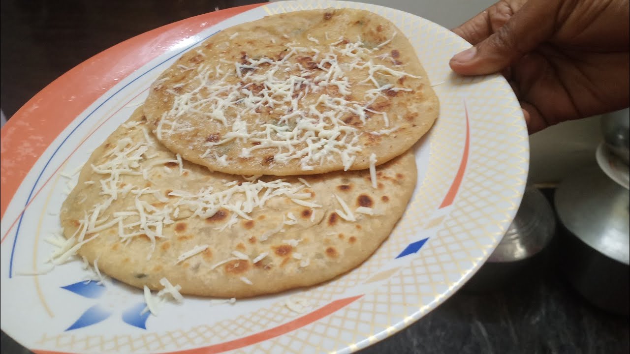 Cheese Paratha Recipe - Cheese Stuffed Paratha / சீஸ் ஸ்டப்டு பராத்தா ...