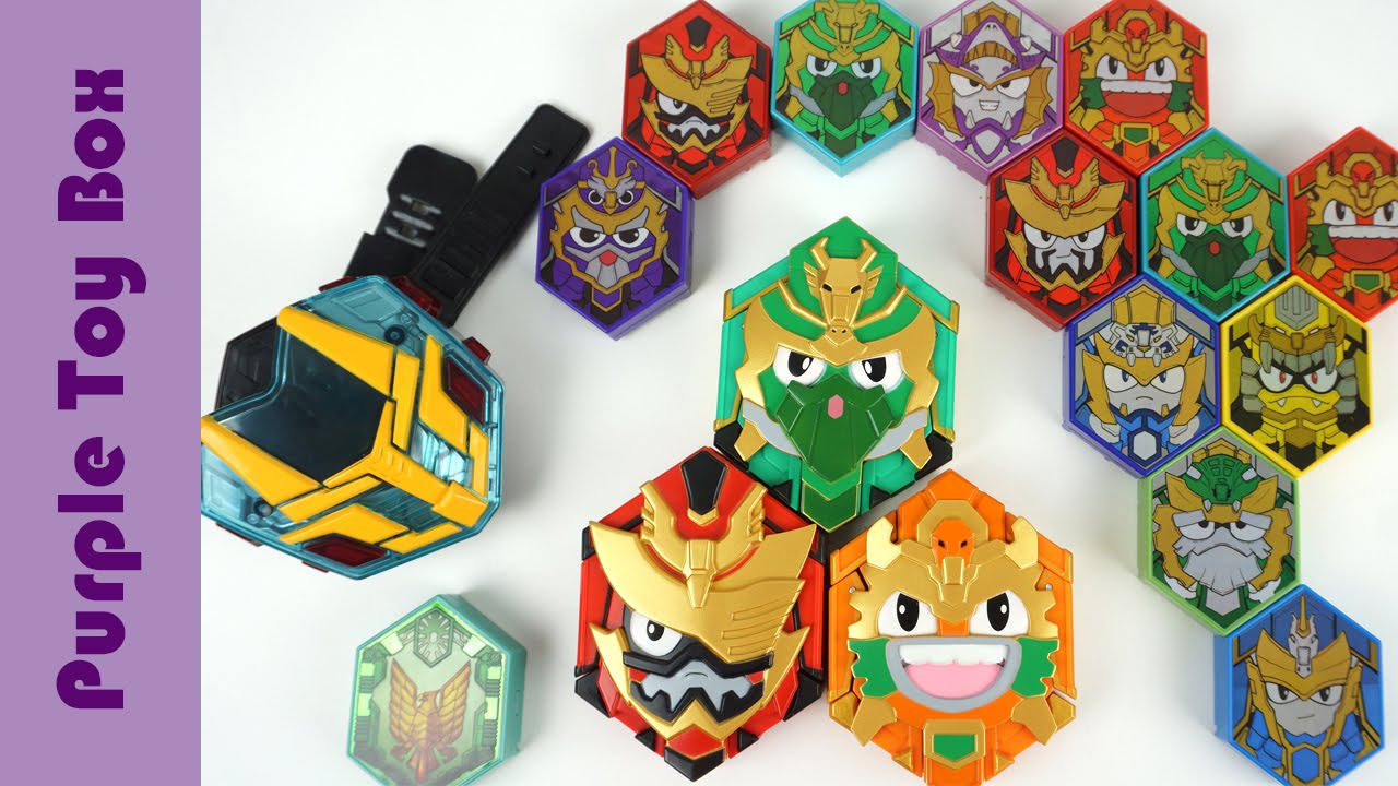 레전드 히어로 삼국전 영웅패 모음 과 레전드 체인저 Legend Hero Samgukji Toys 夢想三國 玩具 - YouTube