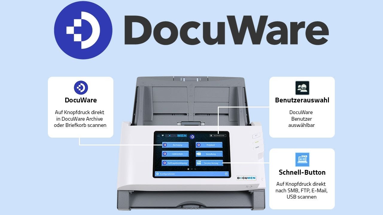 Der ultimative Scanner für DocuWare - Einfach Schnell DOCUMEN - YouTube