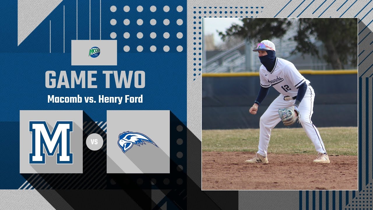 Baseball: Macomb vs. Henry Ford (Game Two) - YouTube