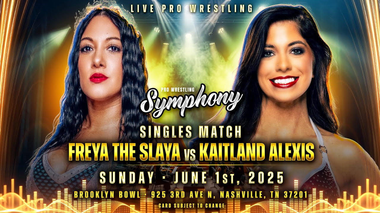 Freya the Slaya vs Kaitland Alexis (Pro Wrestling Symphony - June 1 ...
