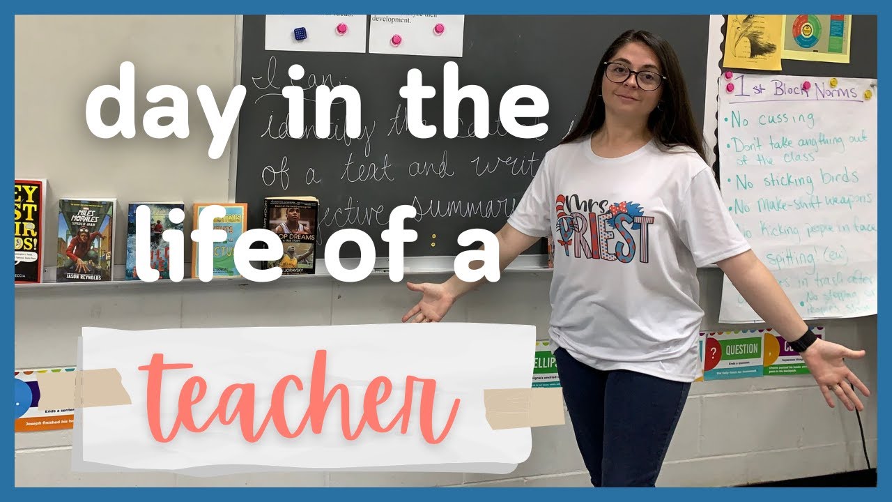 TEACHER VLOG | Day in the Life of a Middle School English Teacher - YouTube
