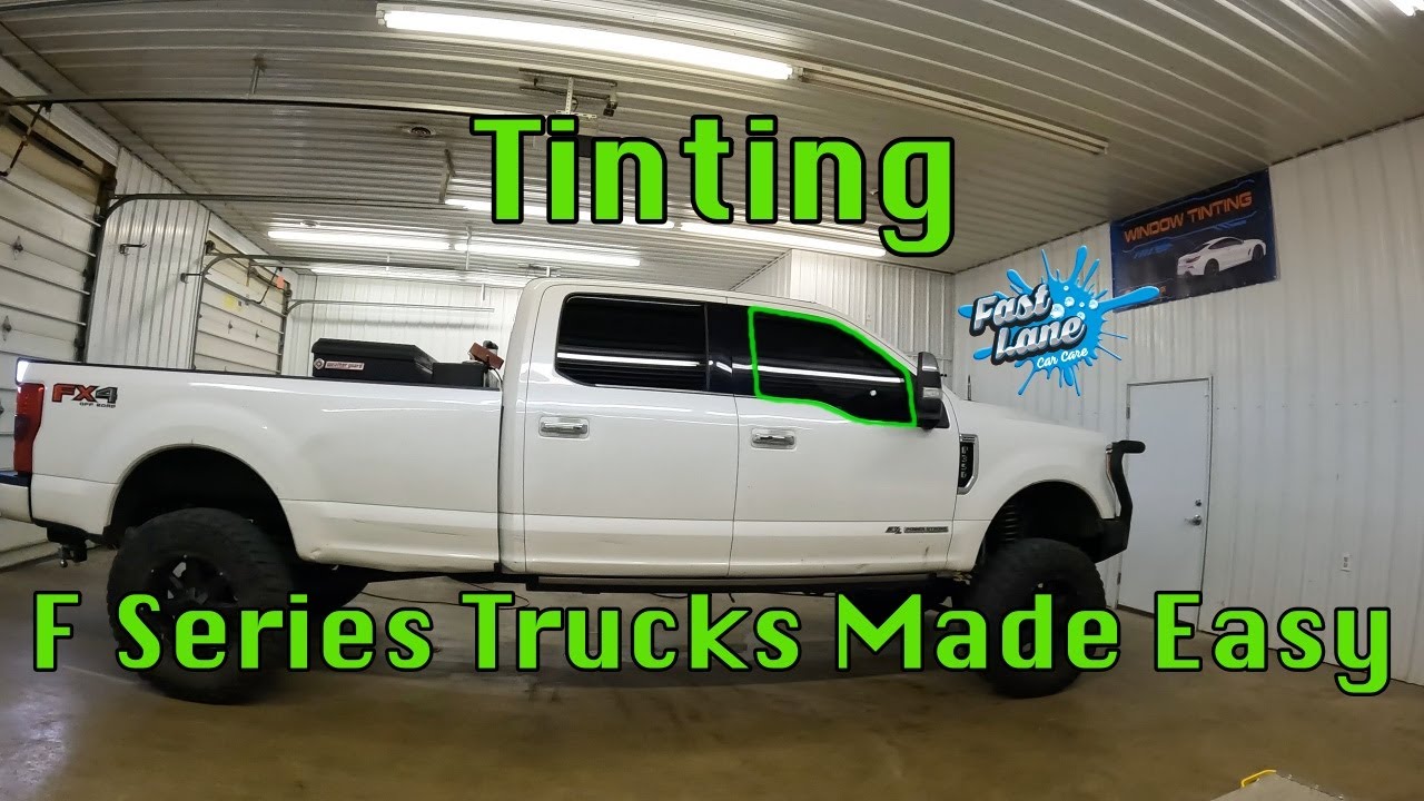 How To Tint The Front Windows On The Infamous Ford F-150, F-250, F-350 ...