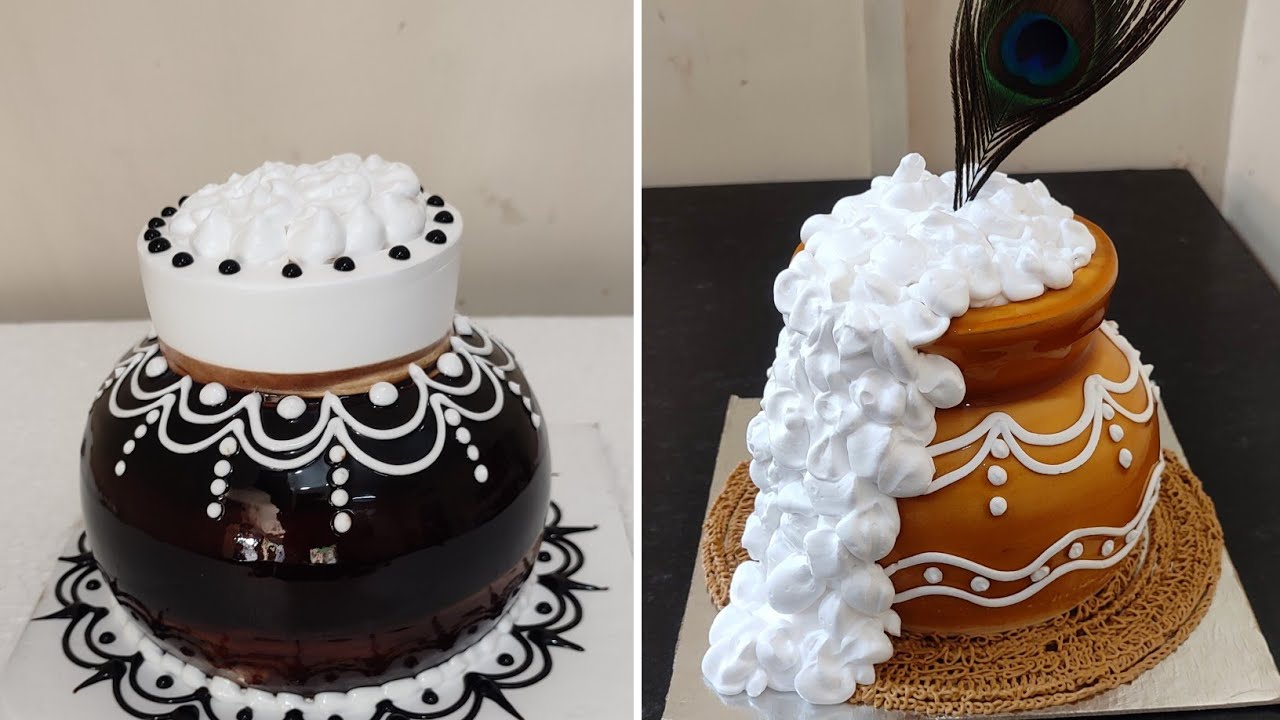 Matki Cake 2021 | New Janmashtami Special Cake | Matka Cake | Gokul ...