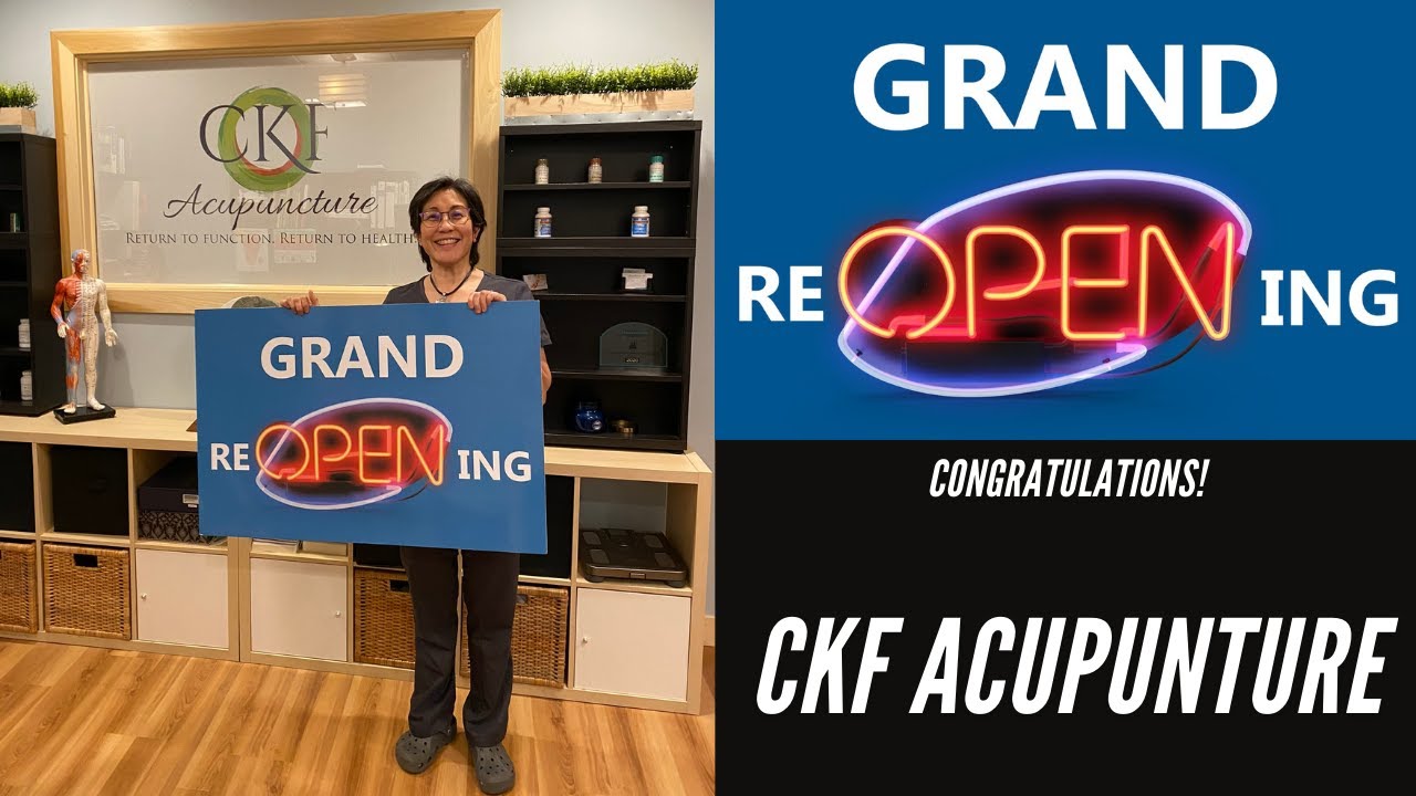 Grand Re-Opening with Cynthia Funai from CKF Acupuncture - YouTube