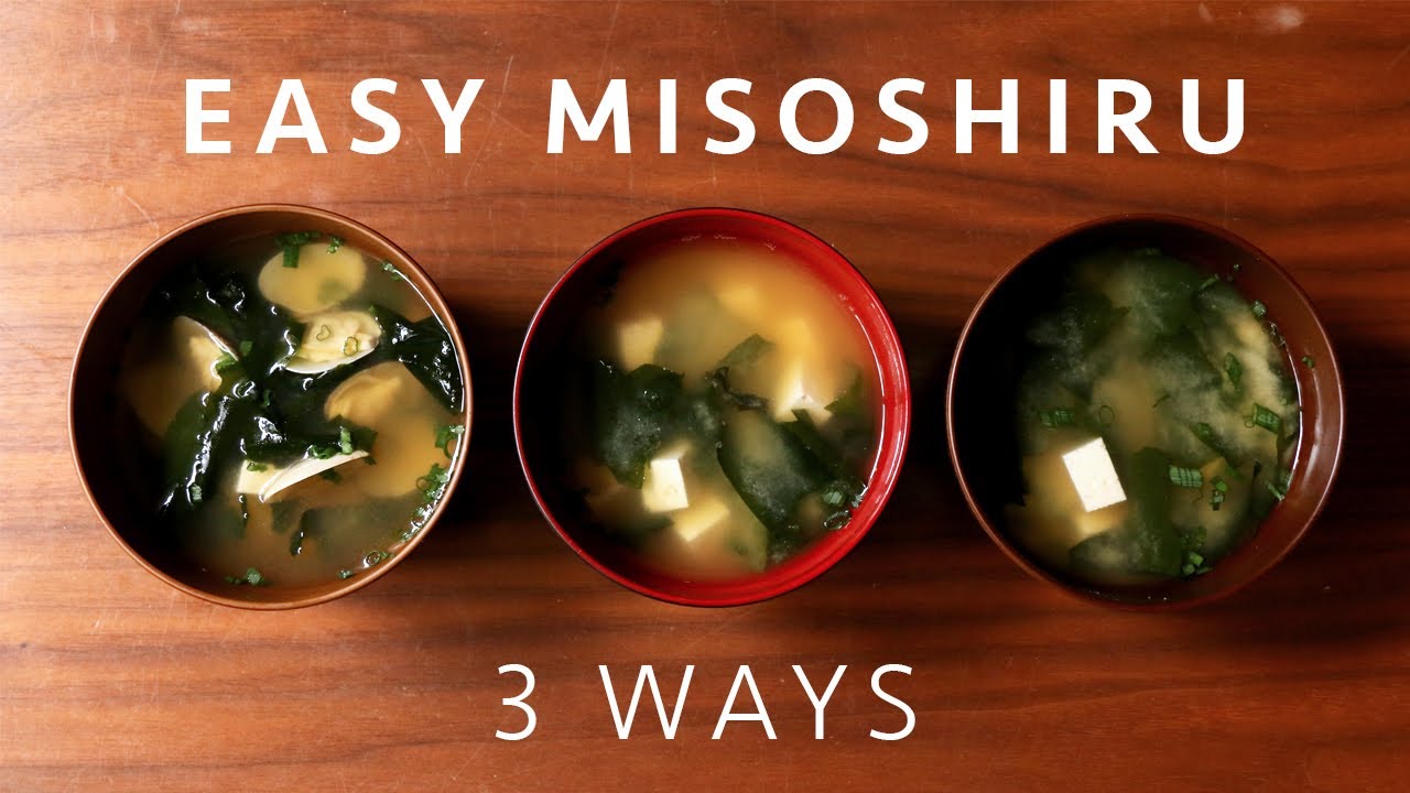 3 EASY ways to prepare MISOSHIRU! - YouTube