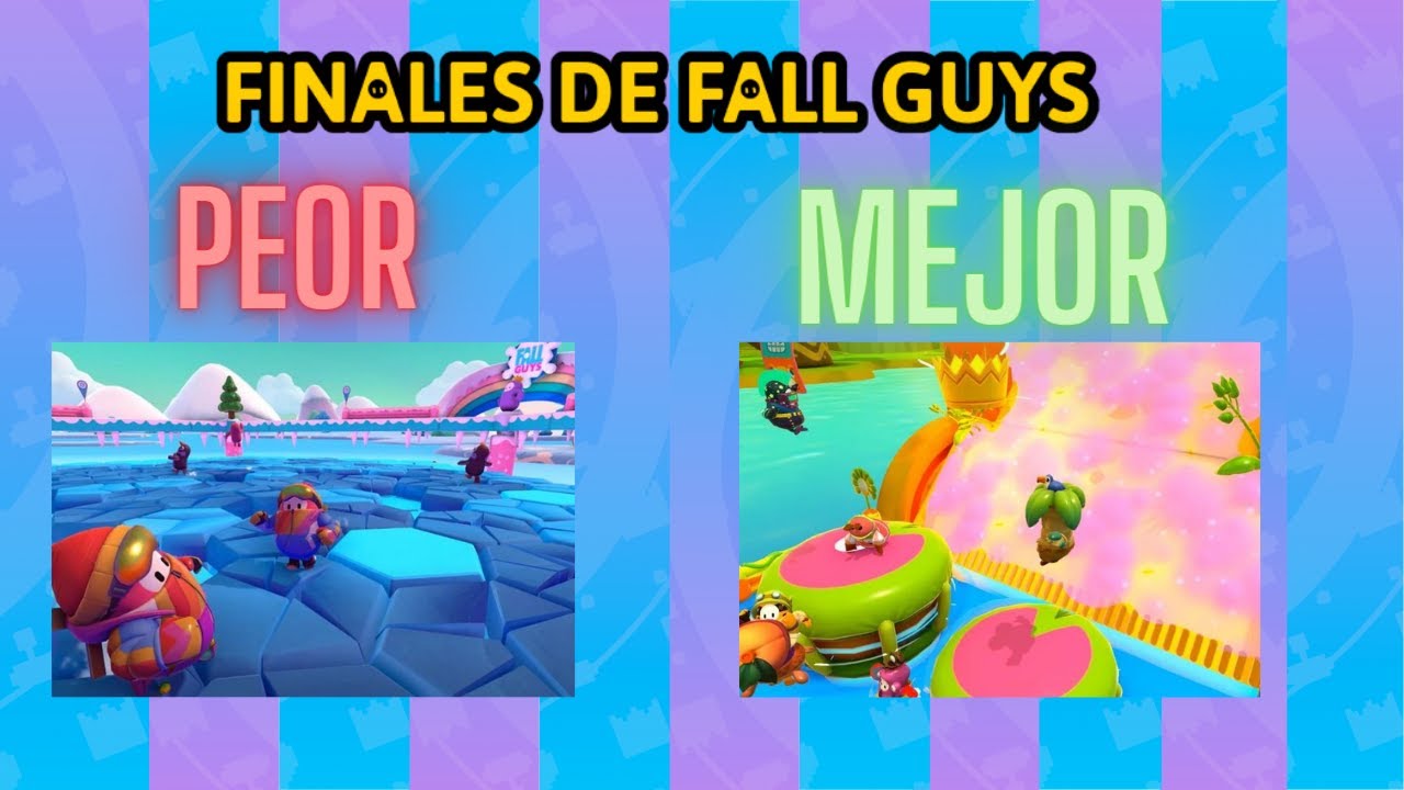 De la PEOR a la MEJOR FINAL De FALL GUYS👑 (Top finales de FAll guys ...