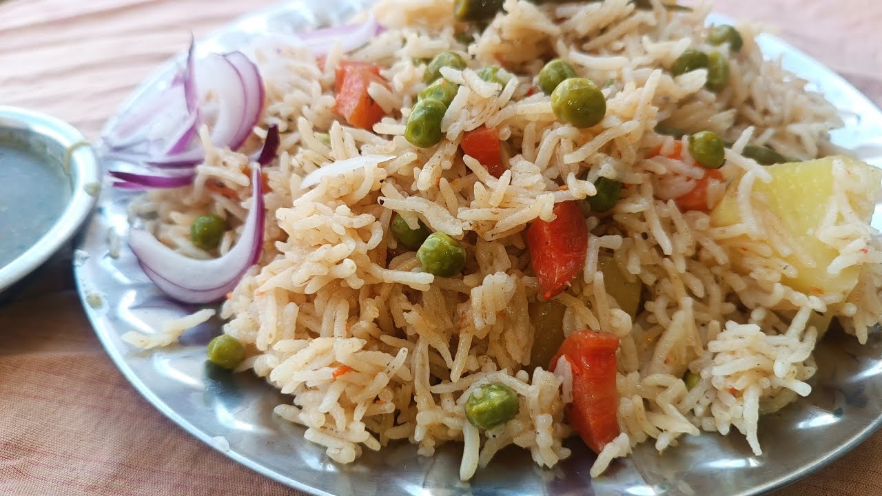 Vegetable pulao recipe | वेज पुलाव | simple pulao recipe | easy veg ...