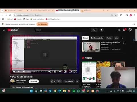 Pemahaman URI Segment Pada CI - YouTube