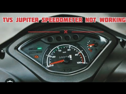 TVS JUPITER SPEEDOMETER NOT WORKING - YouTube