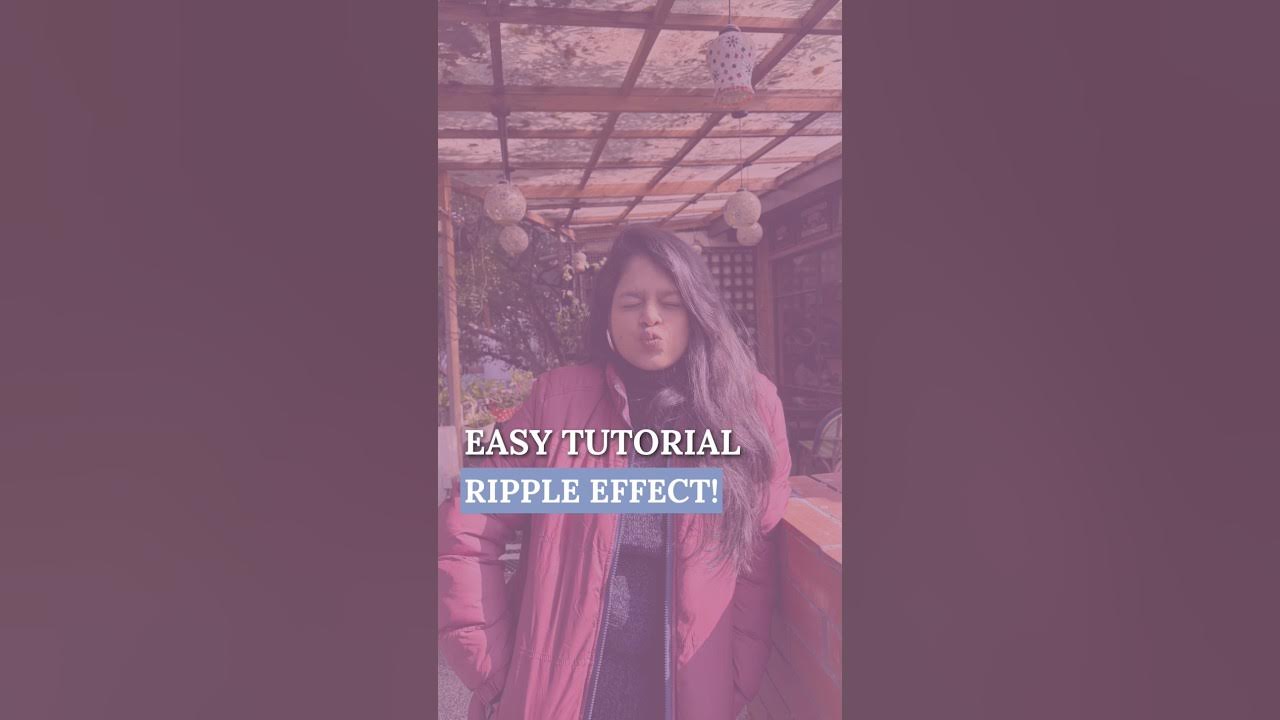 Ripple Effect Tutorial | Canva Hacks | Editing | Tricks | Growth | SMM | Content Creation ...