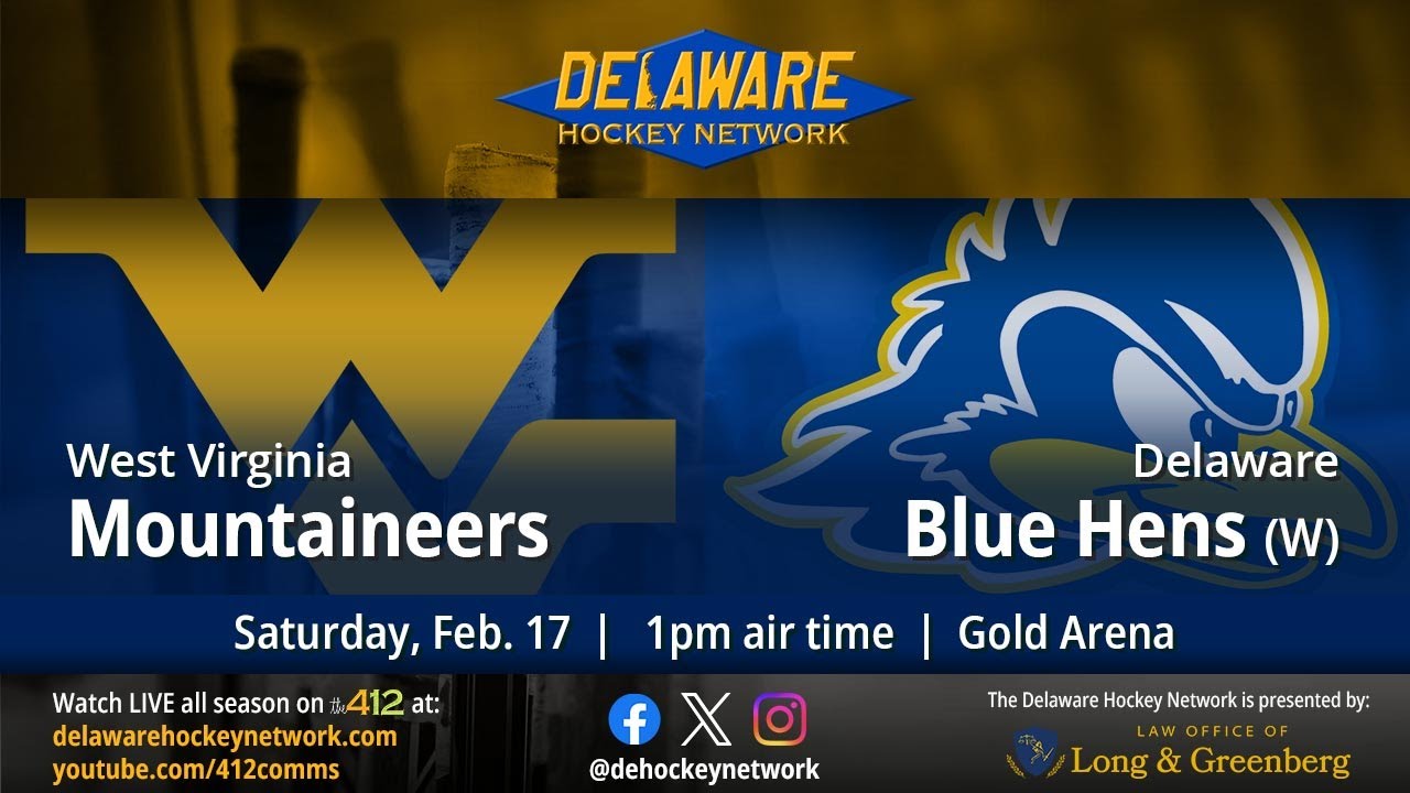 Delaware Women vs. West Virginia • Delaware Hockey Network - YouTube