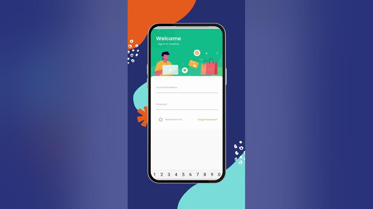 Example Flutter UI Design Using Flutter Shopping Apps Slicing UI Figma Presentation - YouTube