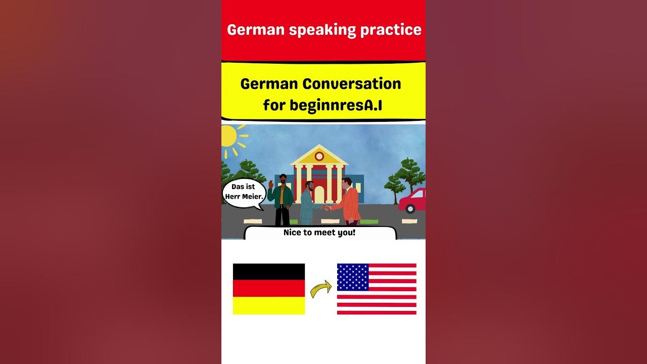 German speaking practice / German Conversation for beginners A1/Basic ...