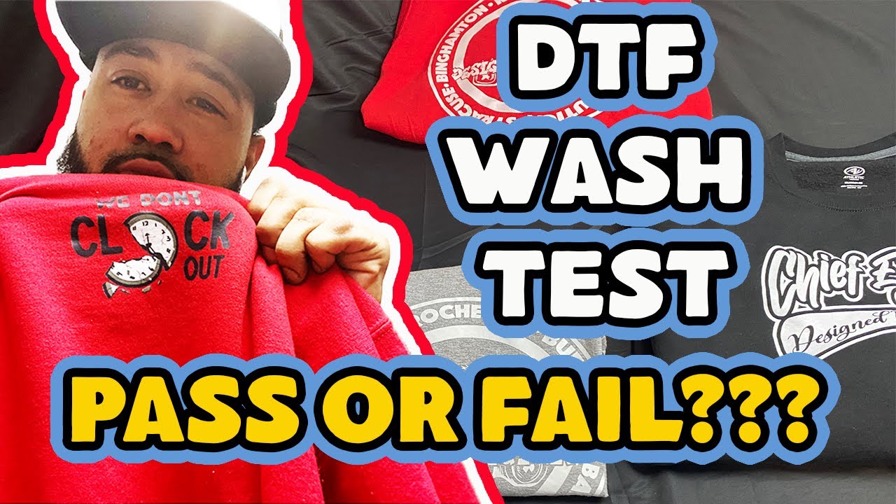 DTF Transfer WASH TEST | Pass Or Fail - YouTube