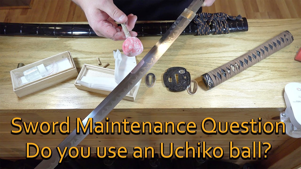 Do you use an Uchiko Ball on your samurai swords - YouTube