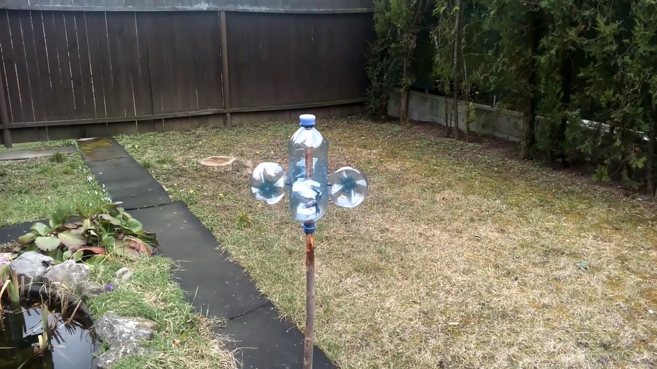 Water Bottle Windmill #2 - YouTube