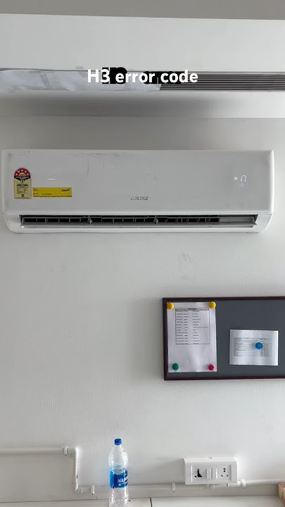 Voltas, split AC indoor display, H3 error code problem #howtoservicesplitairconditionerathome ...