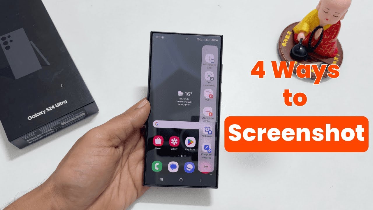 Samsung Galaxy S24 Ultra: How to take screenshot - 4 Ways plus Long ...