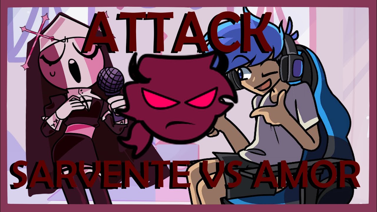 Sarv Attack! (Attack Amor VS Sarvente) - FNF - YouTube