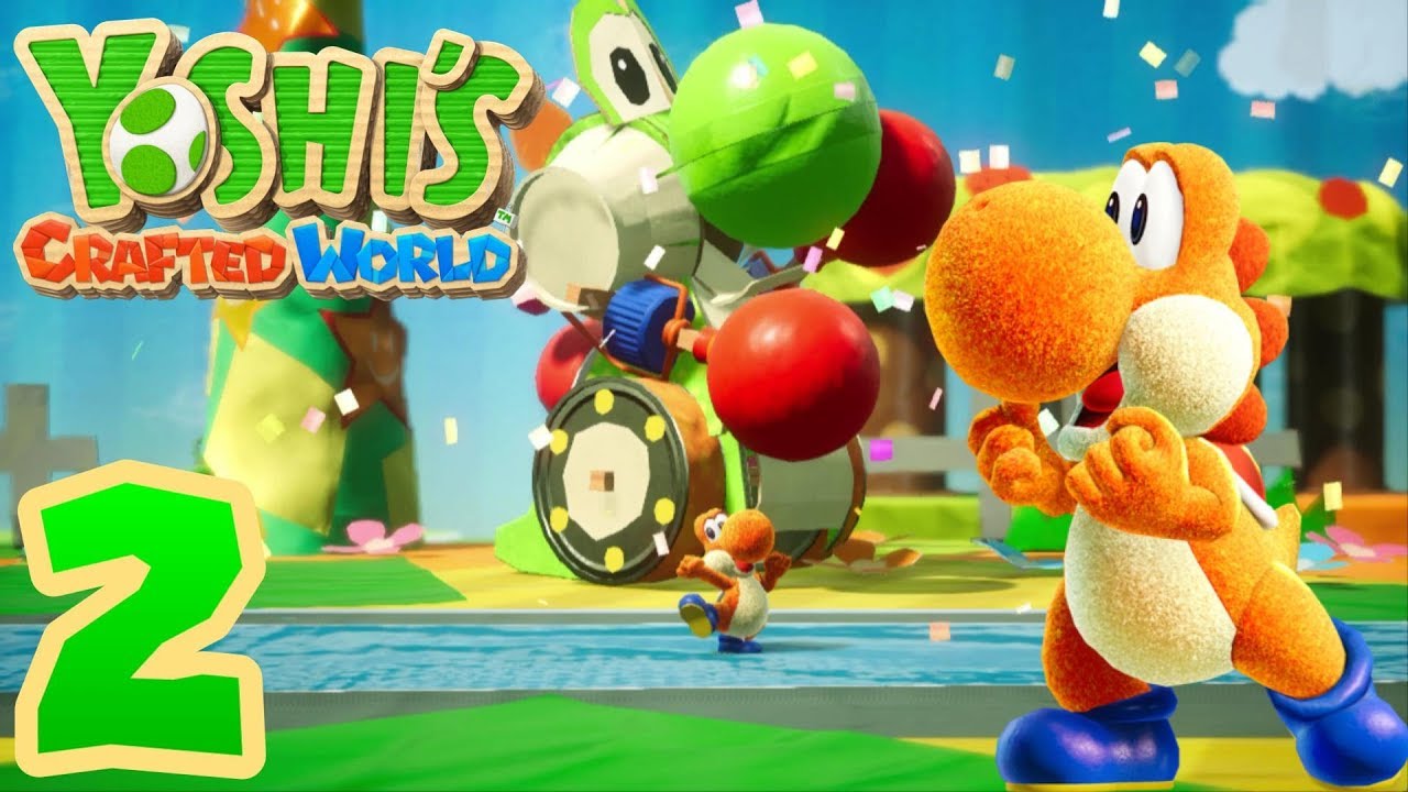 Yoshi's Crafted World [2] - Poochy & Go-Go Yoshi - YouTube