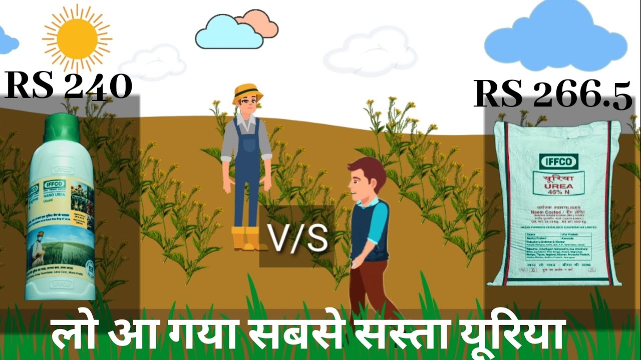 Nano Urea v/s Conventional urea| Benefits of Nano Urea| हिंदी में - YouTube