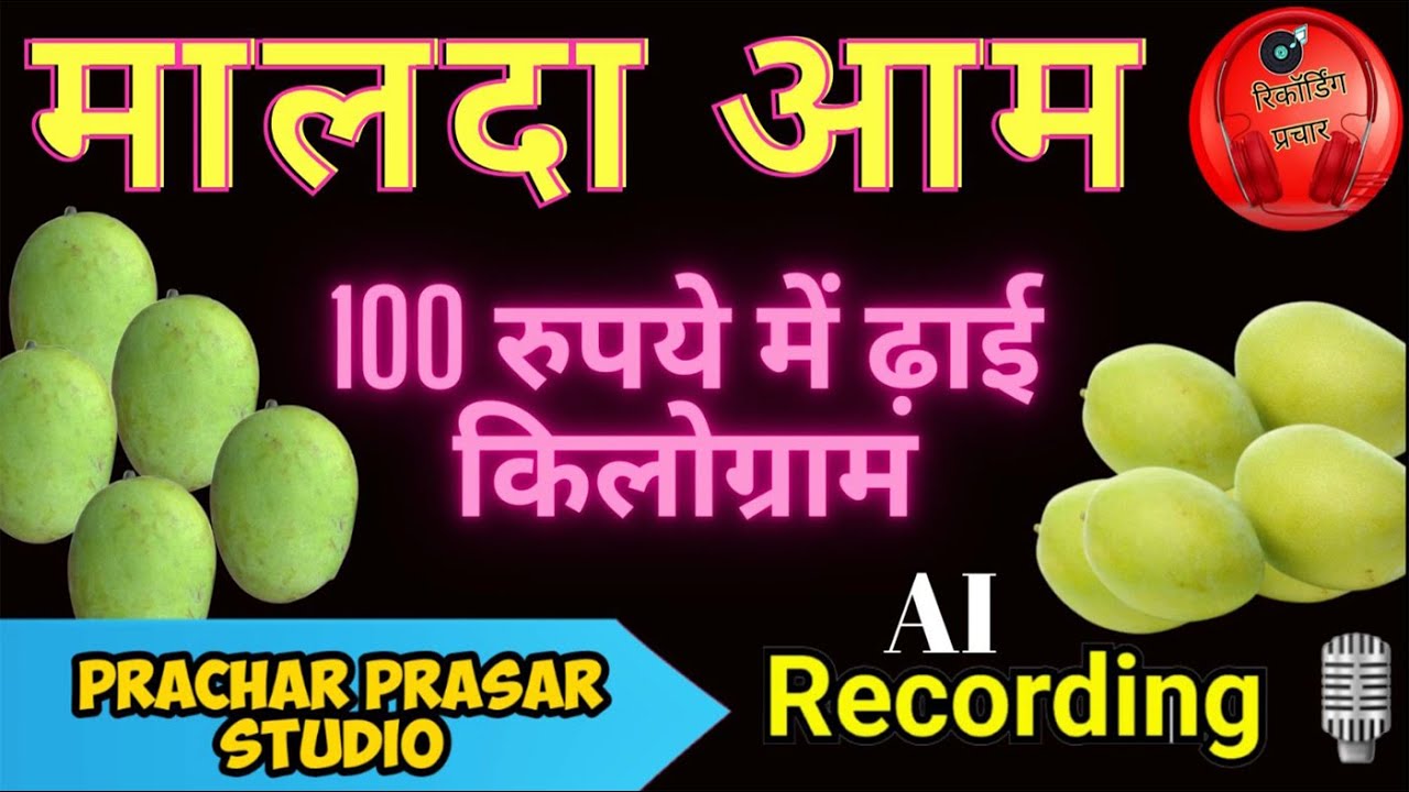 Malda Aam ke recording ।। 100 रुपये में ढ़ाई किलोग्राम मालदा आम बेचने ...