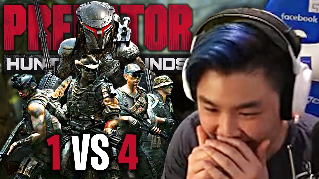 DESTROYING A TRYHARD TEAM WITH THE PREDATOR!! - Predator: Hunting ...