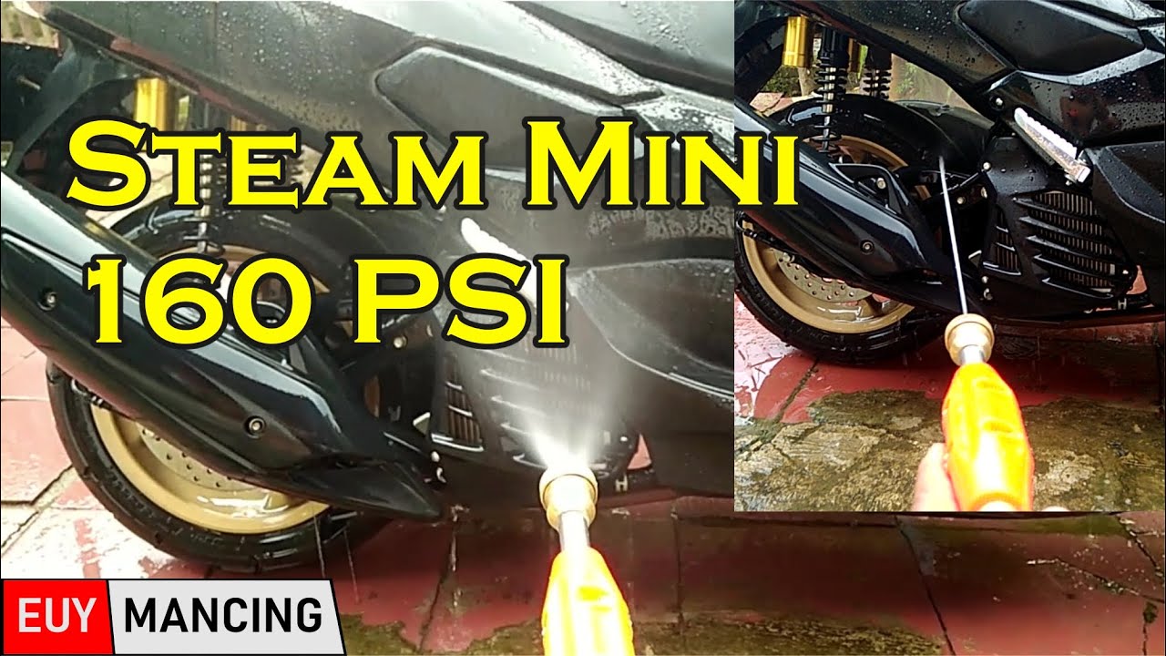 Review Steam Rumahan 160psi | Steam Mini | Steam Motor Murah - YouTube