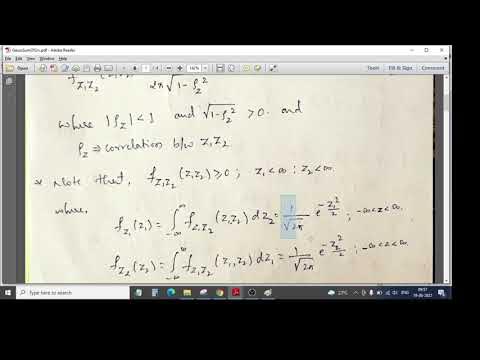 ESLA - 18EC44 - Module 2 - Gaussian Bivariate Random Variables. - YouTube