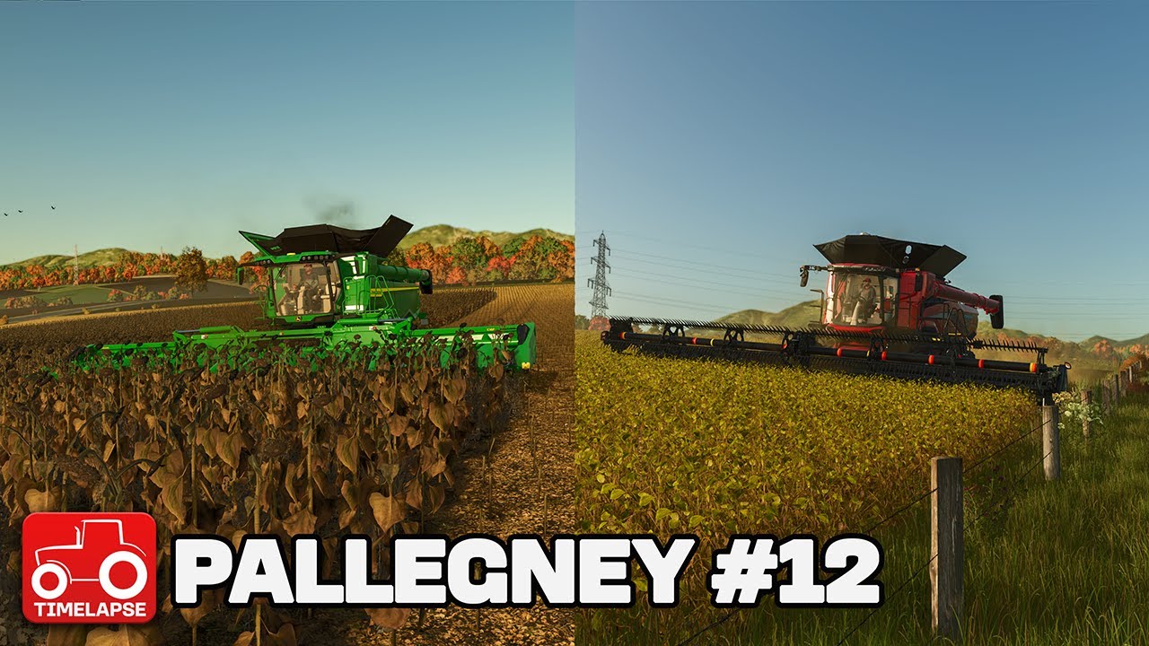 Harvesting to buy a new field!! Pallegney FS25 Timelapse Farming ...