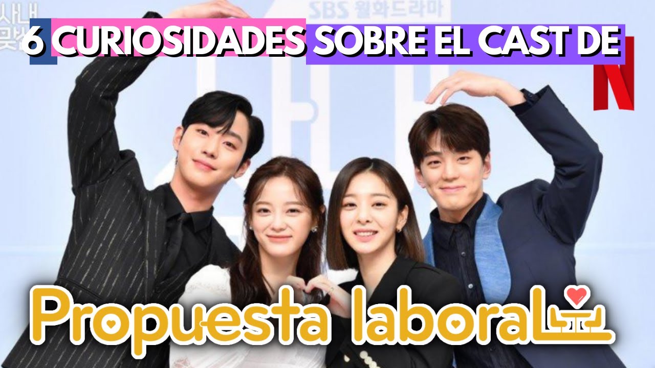 😍6 Cosas que NO SABIAS sobre el Cast de PROPUESTA LABORAL💙 - YouTube