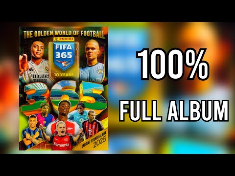 Panini Full Sticker Album FIFA 365 2025 100% - COMPLETE, LLENO, COMPLETO, ЗАПОЛНЕННЫЙ