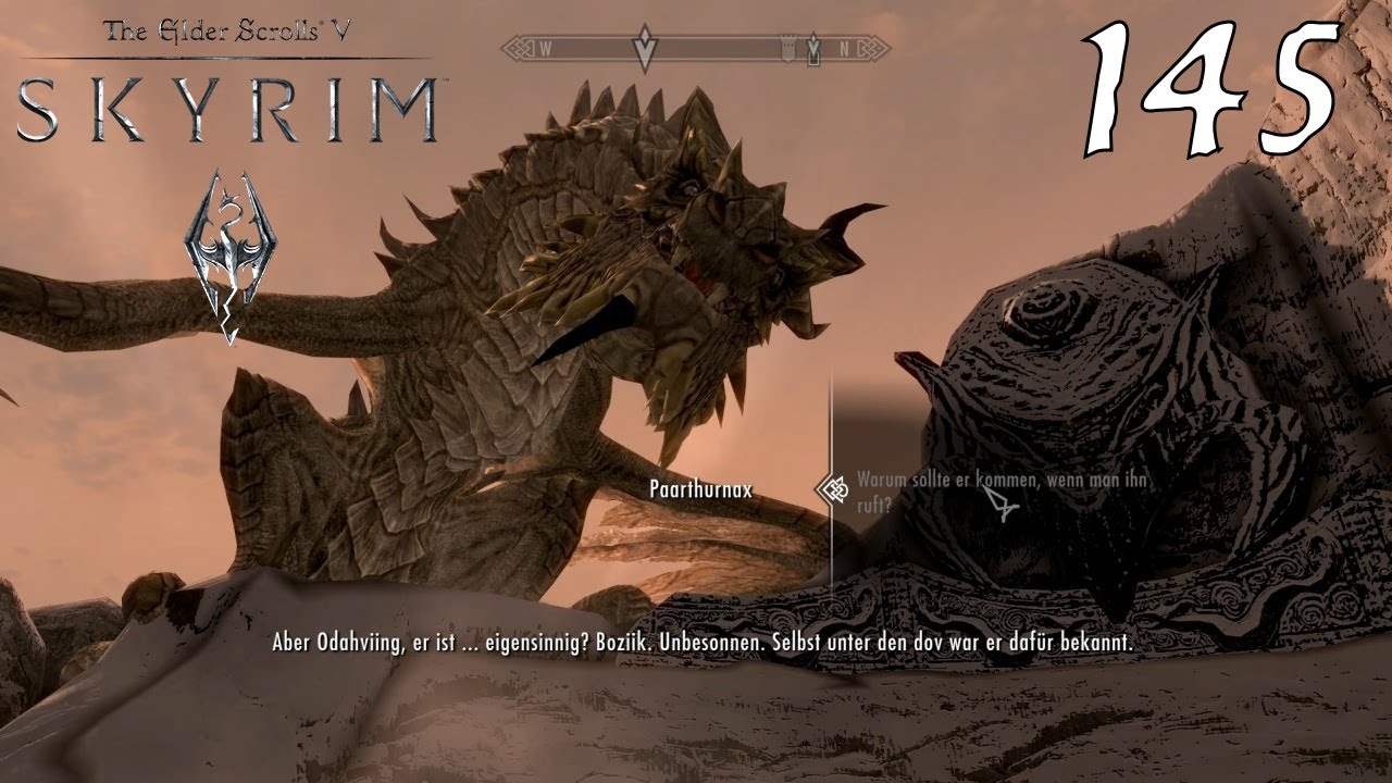 Let's Play TES Skyrim #145 [Deutsch,HD] - Alduins Flucht - YouTube