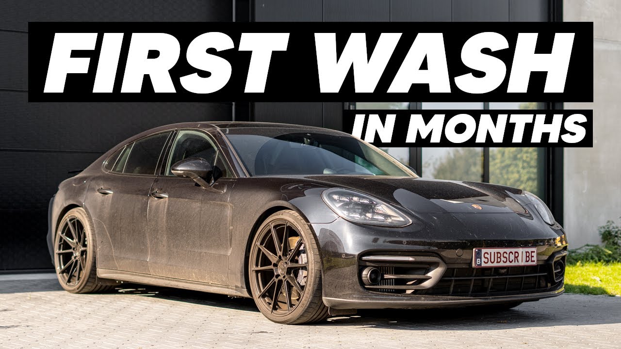 Dirty Porsche Panamera First Wash in Months - Auto Detailing - YouTube
