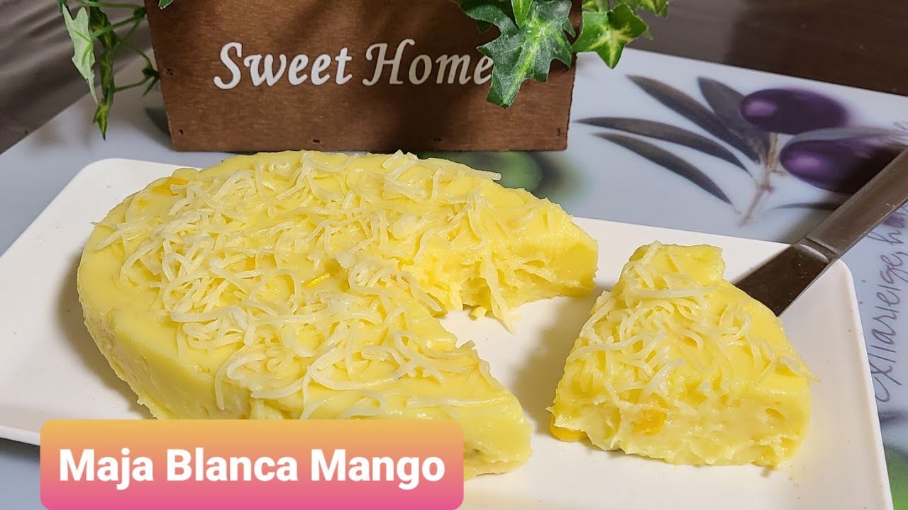 How to make maja blanca mango - YouTube