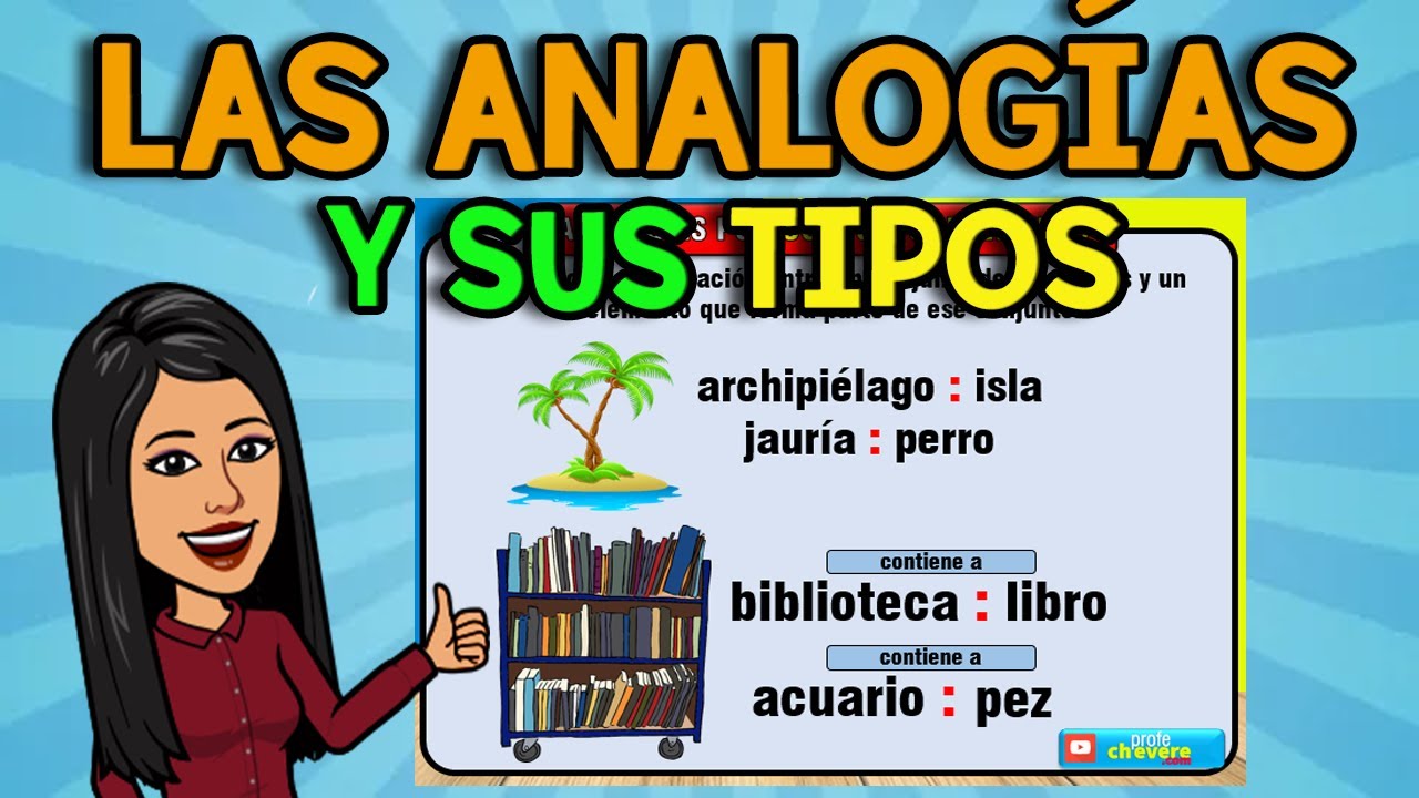LAS ANALOGIAS l Concepto + TIPOS DE ANALOGIAS - YouTube