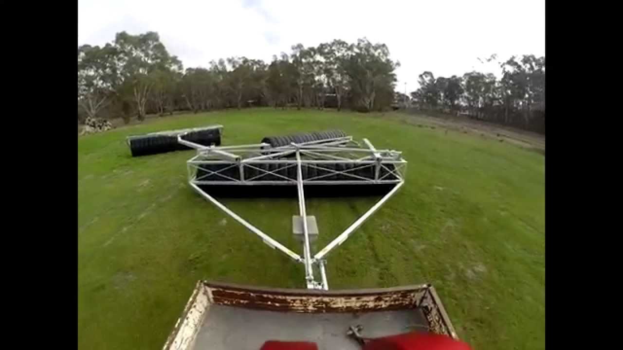 Farm Pro Triple Crop Roller - YouTube