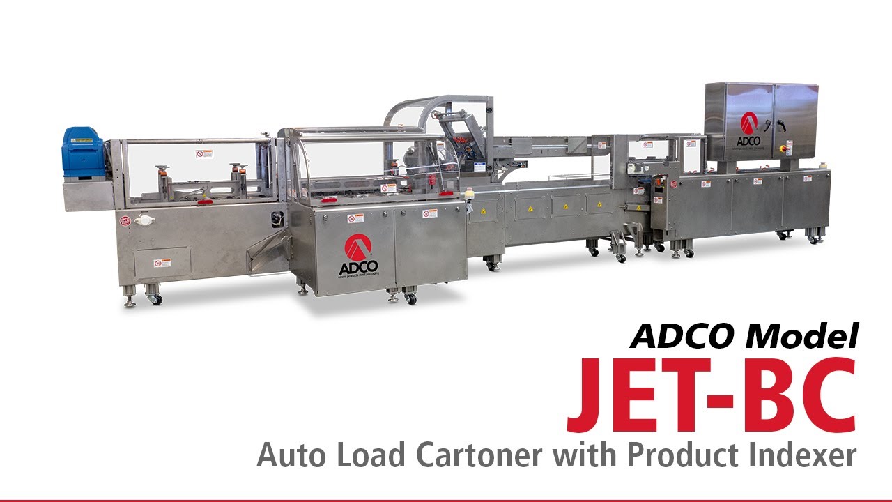 ADCO Model JET BC - Auto Load Cartoner - YouTube
