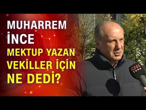Muharrem İnce CNN Türk'e konuştu! CHP'den istifa edecek mi?